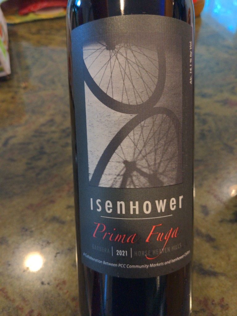 2021 Isenhower Cellars Barbera Prima Fuga, USA, Washington, Columbia ...