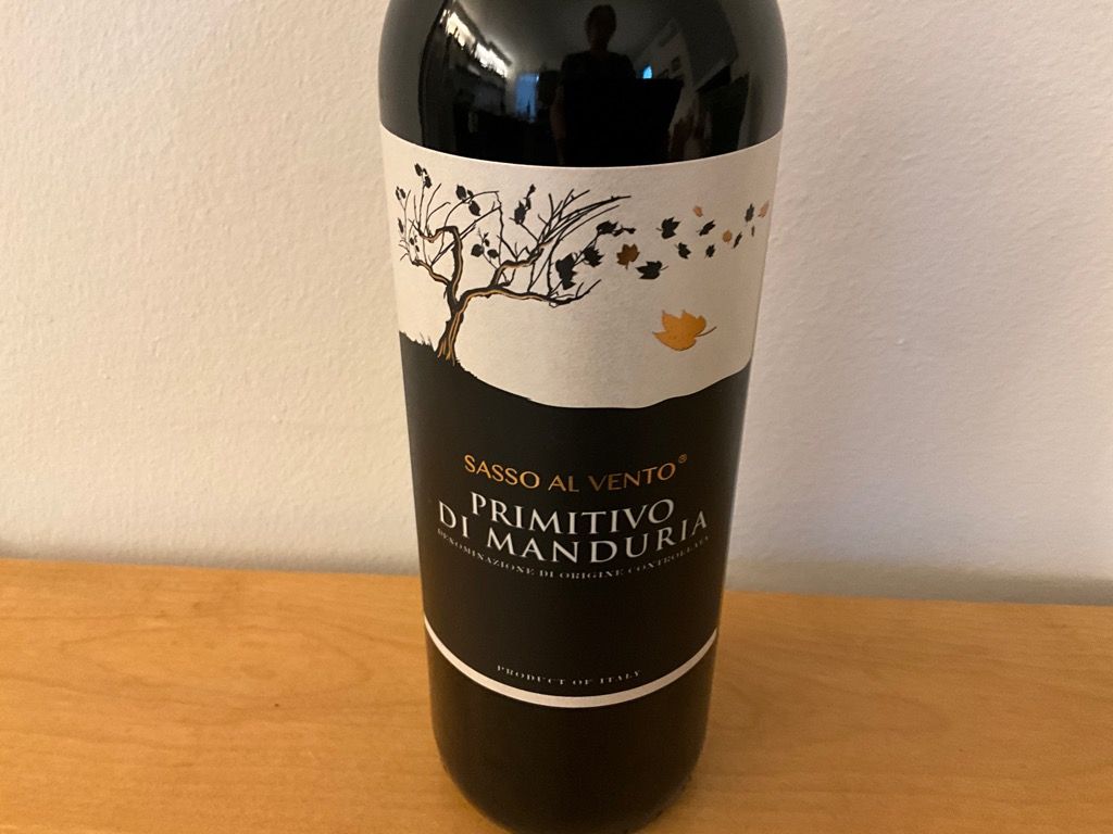 2018 Sasso Al Vento Primitivo di Manduria, Italy, Puglia, Primitivo di ...