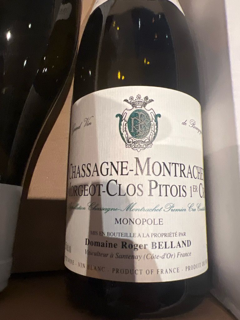 2021 Domaine Roger Belland Chassagne-Montrachet 1er Cru Morgeot Clos ...