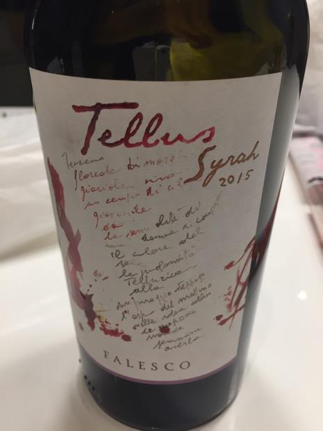 2015 Falesco Syrah Lazio Tellus, Italy, Latium, Lazio - CellarTracker