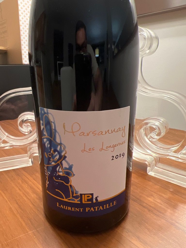 2019 Pataille Laurent Marsannay Les Longeroies, France, Burgundy, Côte ...