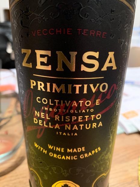 2018 Orion Wines Primitivo Zensa, Italy, Puglia, Puglia IGT - CellarTracker