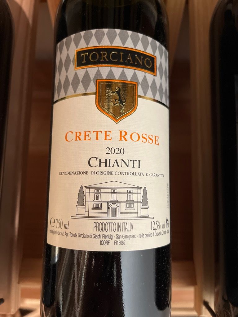 2020 Torciano Chianti Crete Rosse, Italy, Tuscany, Chianti - CellarTracker