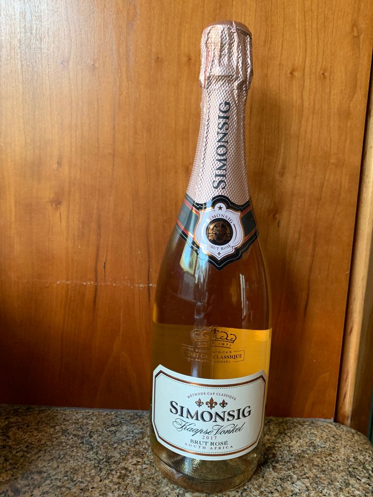 2017 Simonsig Brut Rosé, South Africa, Coastal Region, Stellenbosch ...