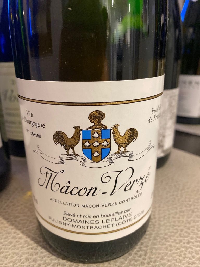 2017 Domaine Leflaive Mâcon-Verzé, France, Burgundy, Mâconnais, Mâcon ...