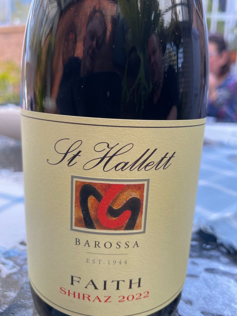 2022 St Hallett Shiraz Faith, Australia, South Australia, Barossa ...