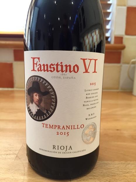 2015 Faustino Rioja Faustino VI, Spain, La Rioja, Rioja - CellarTracker