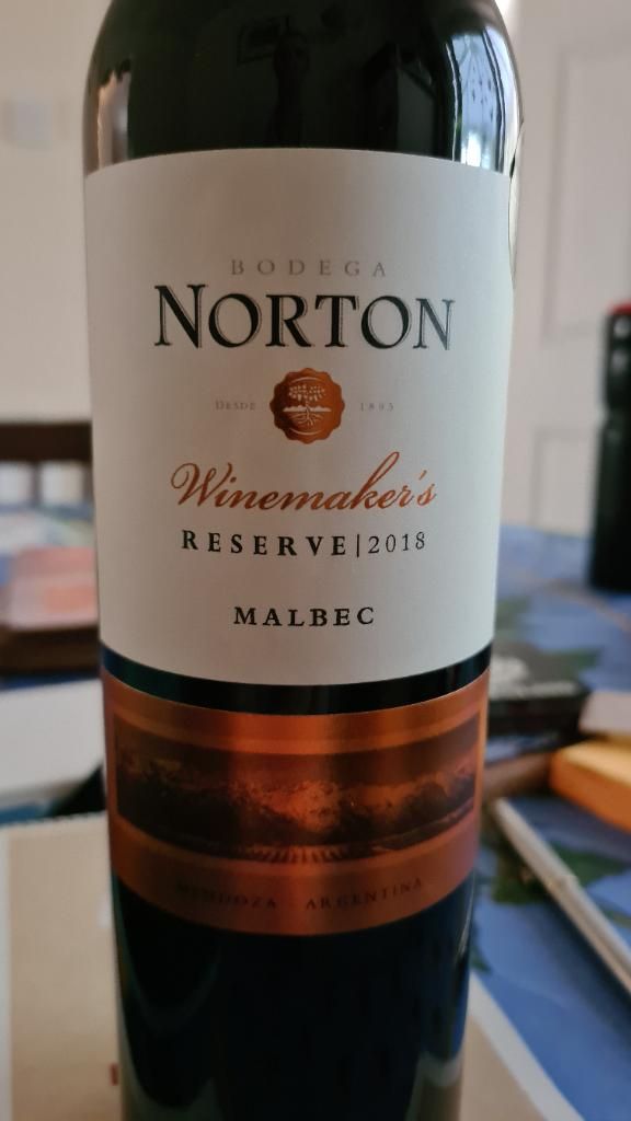 2018 Bodega Norton Malbec Winemaker's Reserve, Argentina, Mendoza, Lujan de Cuyo - CellarTracker