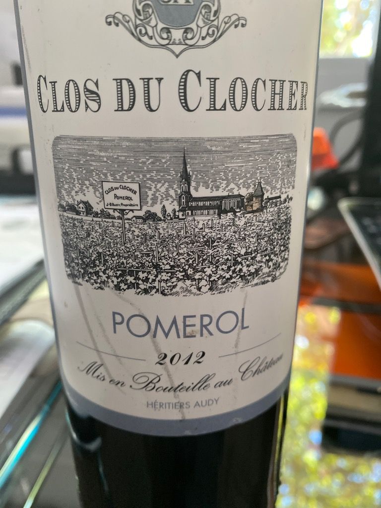 2012 Clos du Clocher, France, Bordeaux, Libournais, Pomerol - CellarTracker