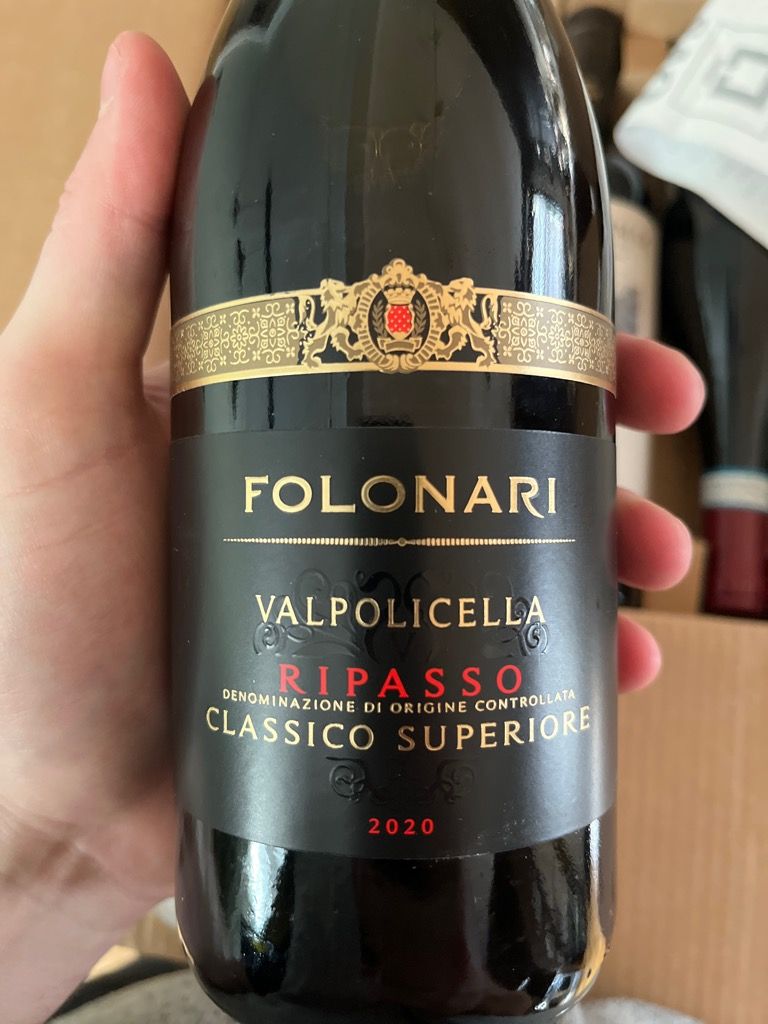 2020 Folonari Ripasso della Valpolicella Classico Superiore, Italy ...