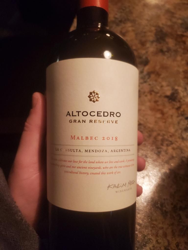 2020 Altocedro Malbec Gran Reserva, Argentina, Mendoza, Valle de Uco ...