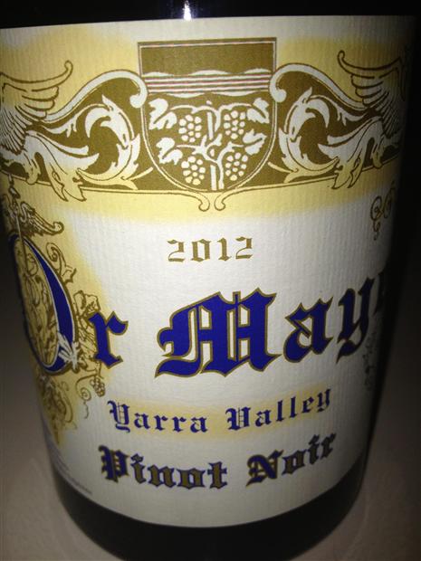 2012 Mayer Pinot Noir Dr. Mayer, Australia, Victoria, Port Phillip ...