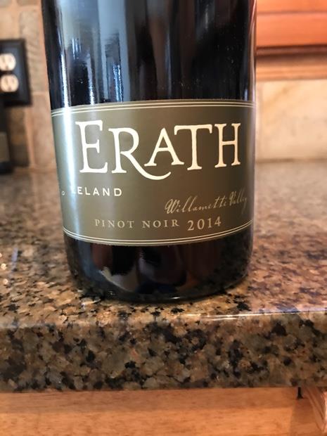 2014 Erath Pinot Noir Reserve Leland Vineyard, USA, Oregon, Willamette ...