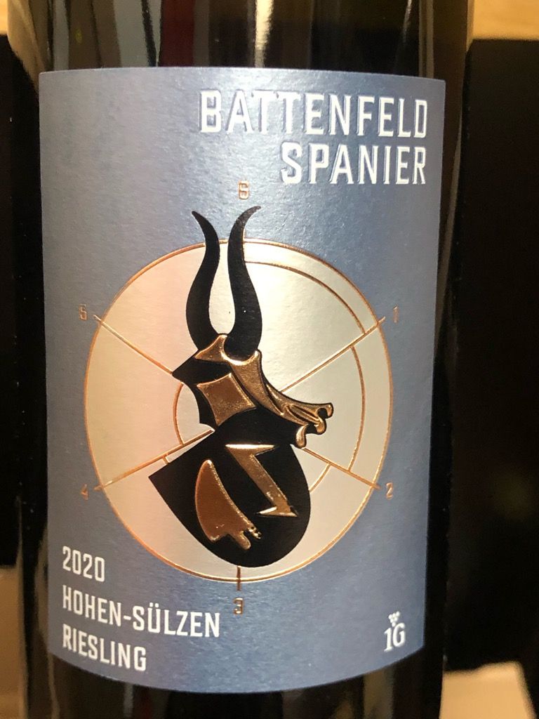 2021 Weingut Battenfeld-Spanier Höhen-Sülzen Riesling, Germany ...