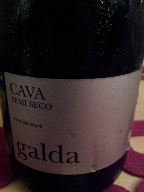 NV Finca Mas Macia Cava Galda Semi Seco, Spain, Cava - CellarTracker