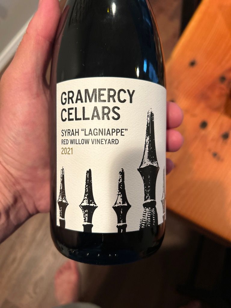 2021 Gramercy Cellars Syrah Lagniappe Red Willow Vineyard, USA ...