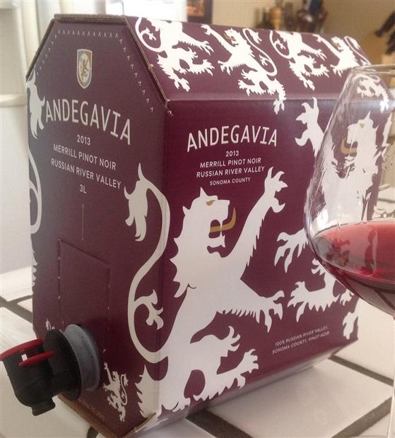 2013 Andegavia Cask Wines Pinot Noir, USA, California, Sonoma County ...