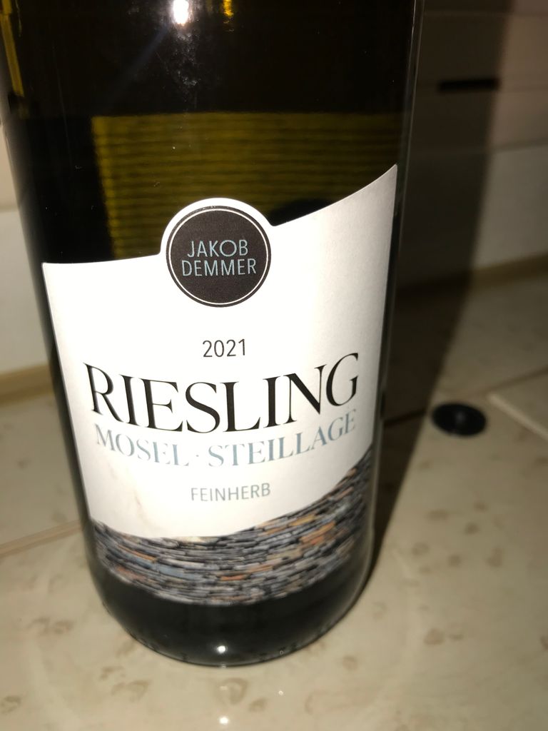 2021 Jakob Demmer Riesling, Germany - CellarTracker