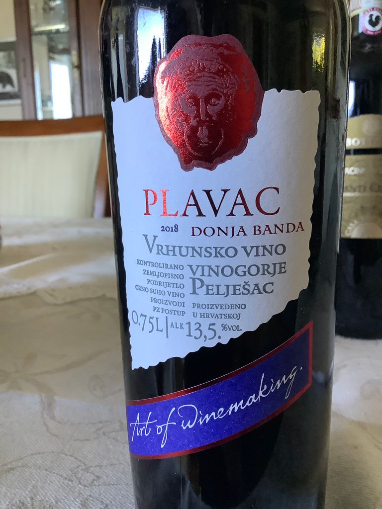 2018 Istravino D.D. - Rijeka Plavac Mali Donja Banda, Croatia, Dalmatia ...