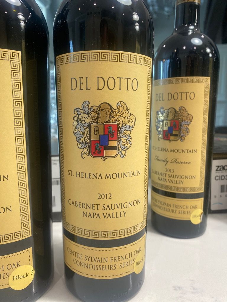 2012 Del Dotto Cabernet Sauvignon, USA, California, Napa Valley, St ...