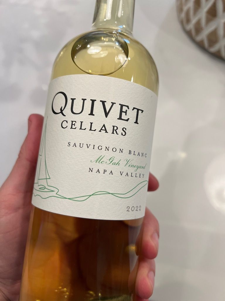 2022 Quivet Cellars Sauvignon Blanc McGah Vineyard, USA, California, Napa Valley, Rutherford ...