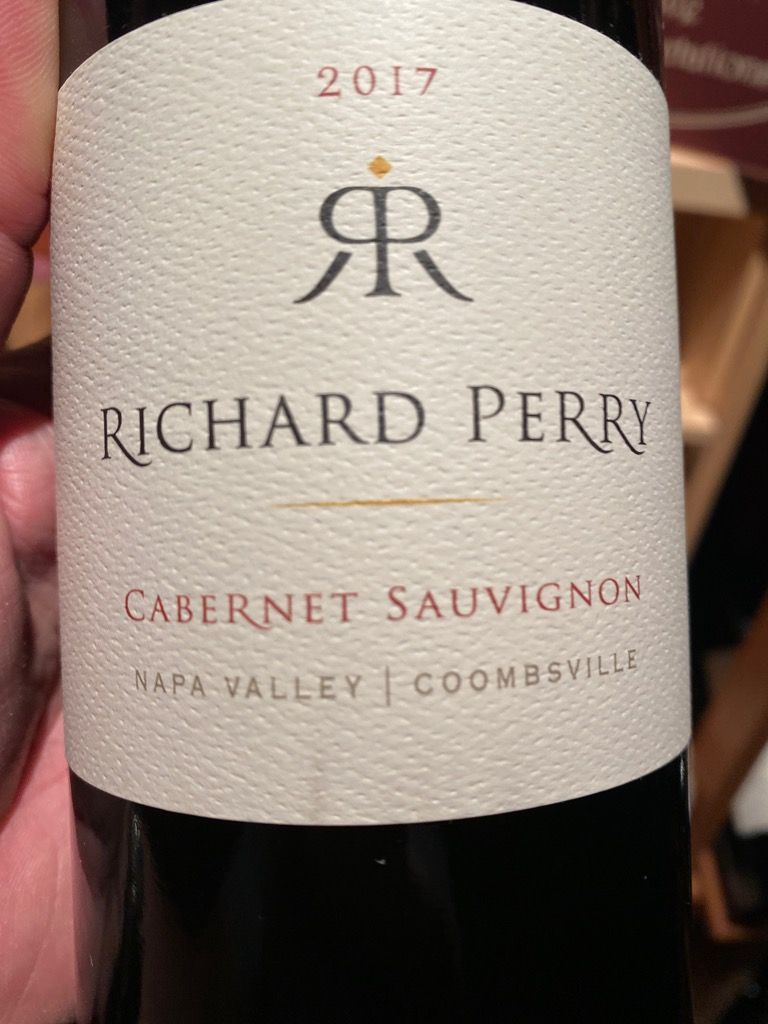 2017 Richard Perry Cabernet Sauvignon, USA, California, Napa Valley ...