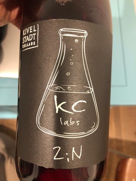 2017 KivelStadt Cellars Zinfandel KC Labs Venturi, USA, California ...