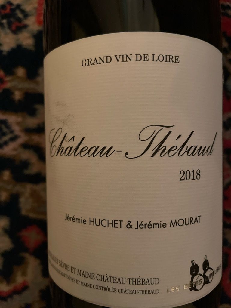 2017 Jérémie Huchet & Jérémie Mourat Muscadet de Sèvre-et-Maine Château ...