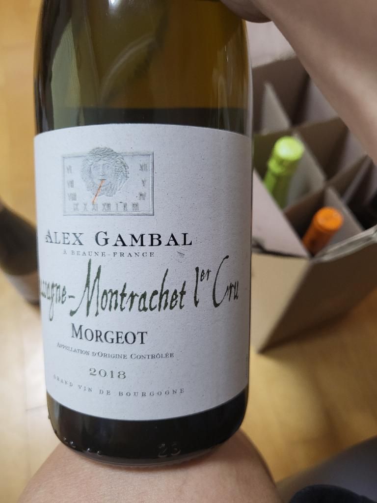 2022 Maison Alex Gambal Chassagne-Montrachet 1er Cru Morgeot, France ...
