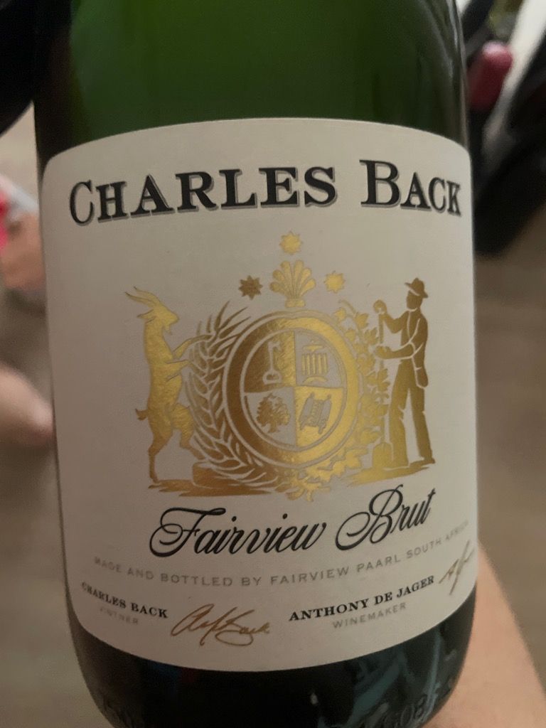 2011 Fairview Charles Back Brut Viognier/Grenache/Grenache Blanc, South ...