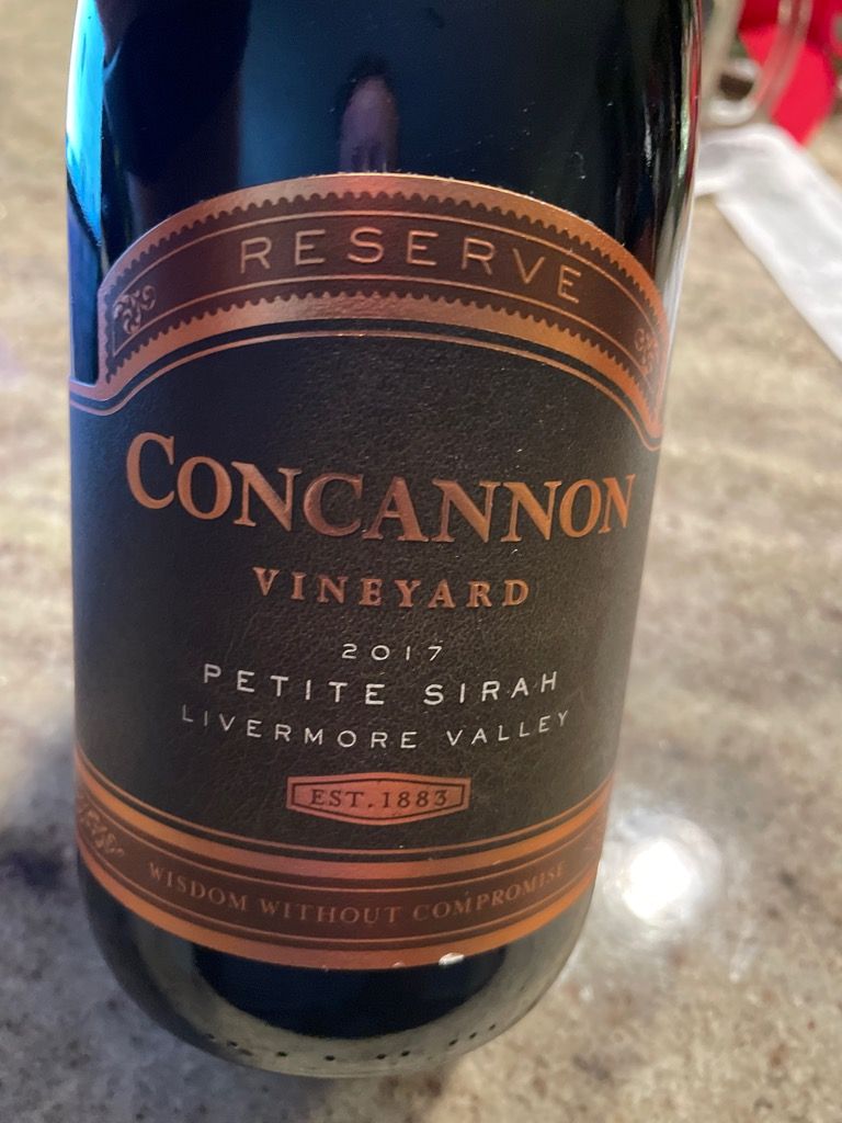 2017 Concannon Vineyard Rosé of Petite Sirah Reserve, USA, California ...
