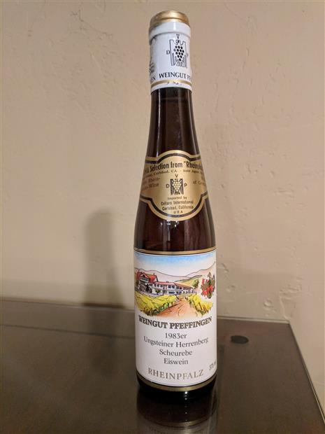2003 Weingut Pfeffingen Ungsteiner Herrenberg Scheurebe Eiswein, Germany, Pfalz - CellarTracker