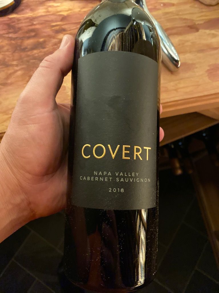 2018 Covert Estate Cabernet Sauvignon Black Label, USA, California ...