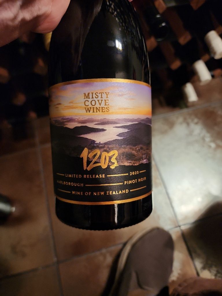 2023 Misty Cove Pinot Noir 1203 Limited Release, New Zealand, South ...