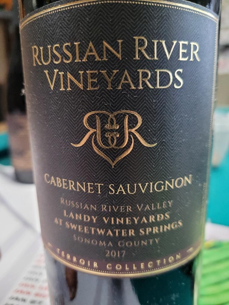 2017 Russian River Vineyards Cabernet Sauvignon Landy Vineyards at ...