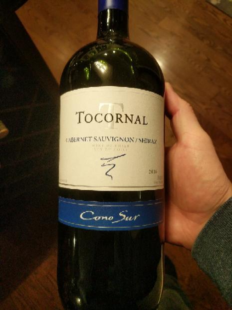 2017 Viña Cono Sur Tocornal Cabernet Sauvignon Shiraz, Chile, Central ...