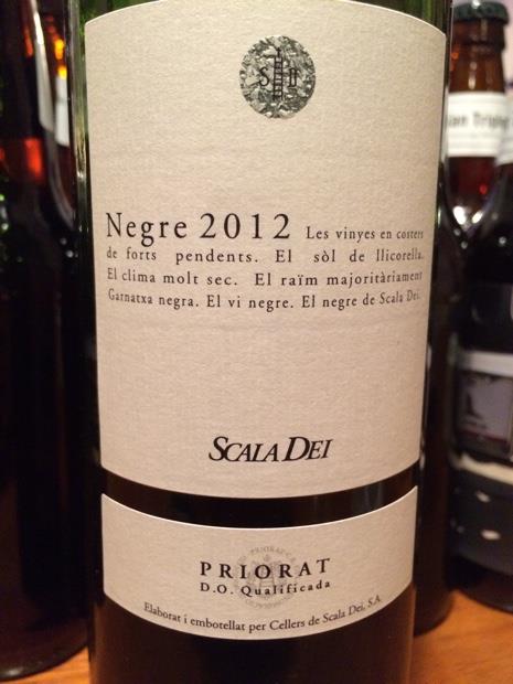 2012 Cellers de Scala Dei Priorat Negre, Spain, Catalunya, Priorat ...