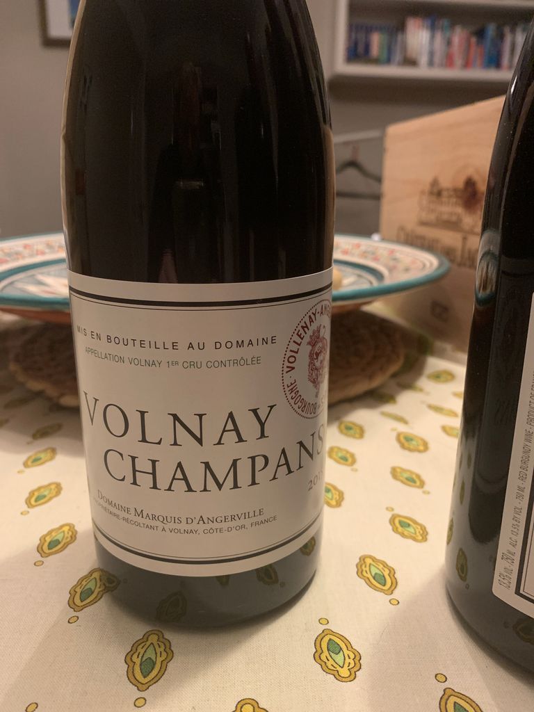 2015 Domaine Marquis d'Angerville Volnay 1er Cru Champans, France ...