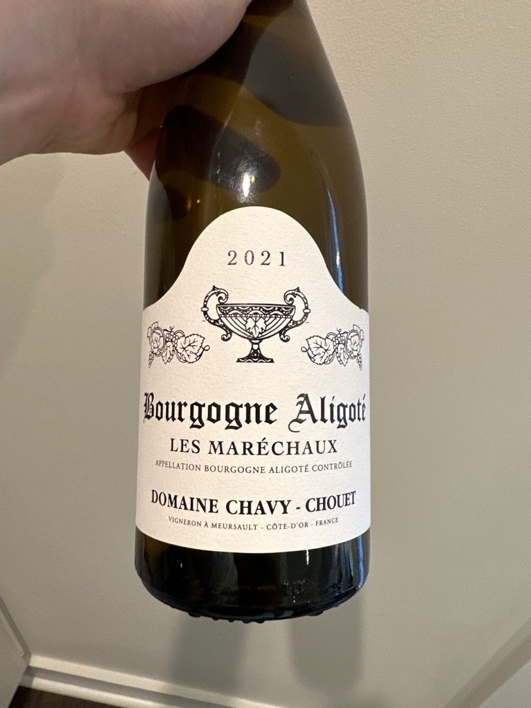 2023 Domaine Chavy-Chouet Bourgogne-Aligoté Les Maréchaux, France ...