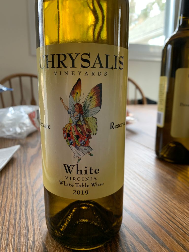 2020 Chrysalis Vineyards Private Reserve White, USA, Virginia, Northern ...