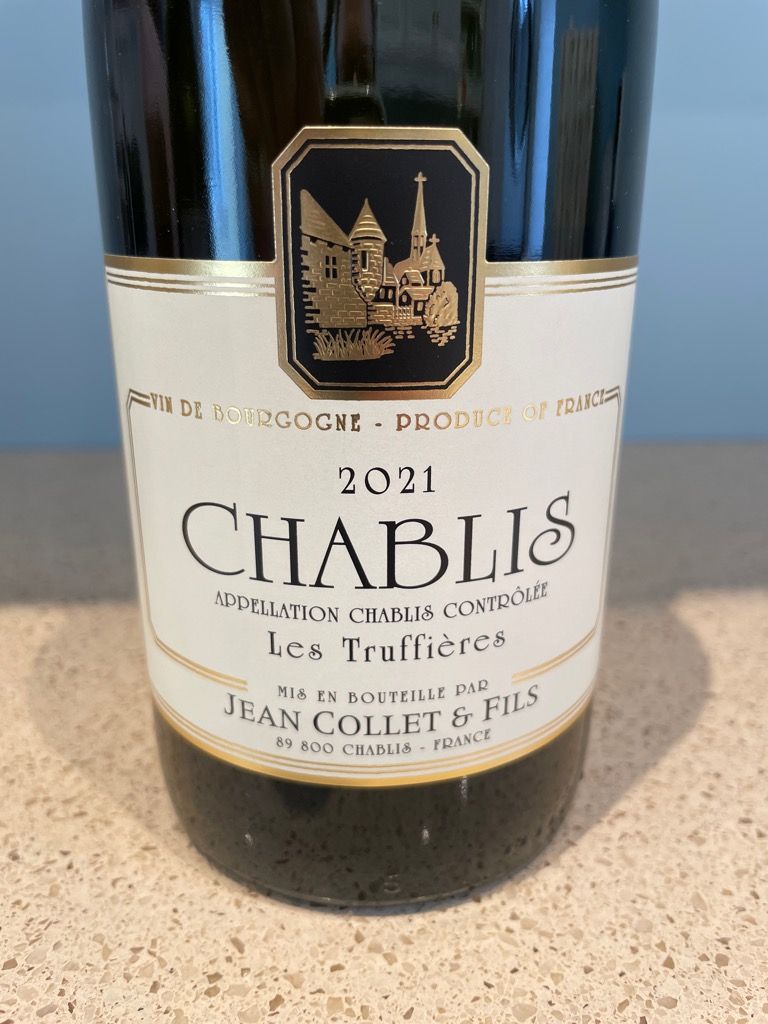 2021 Domaine Jean Collet & Fils Chablis Les Truffières, France ...