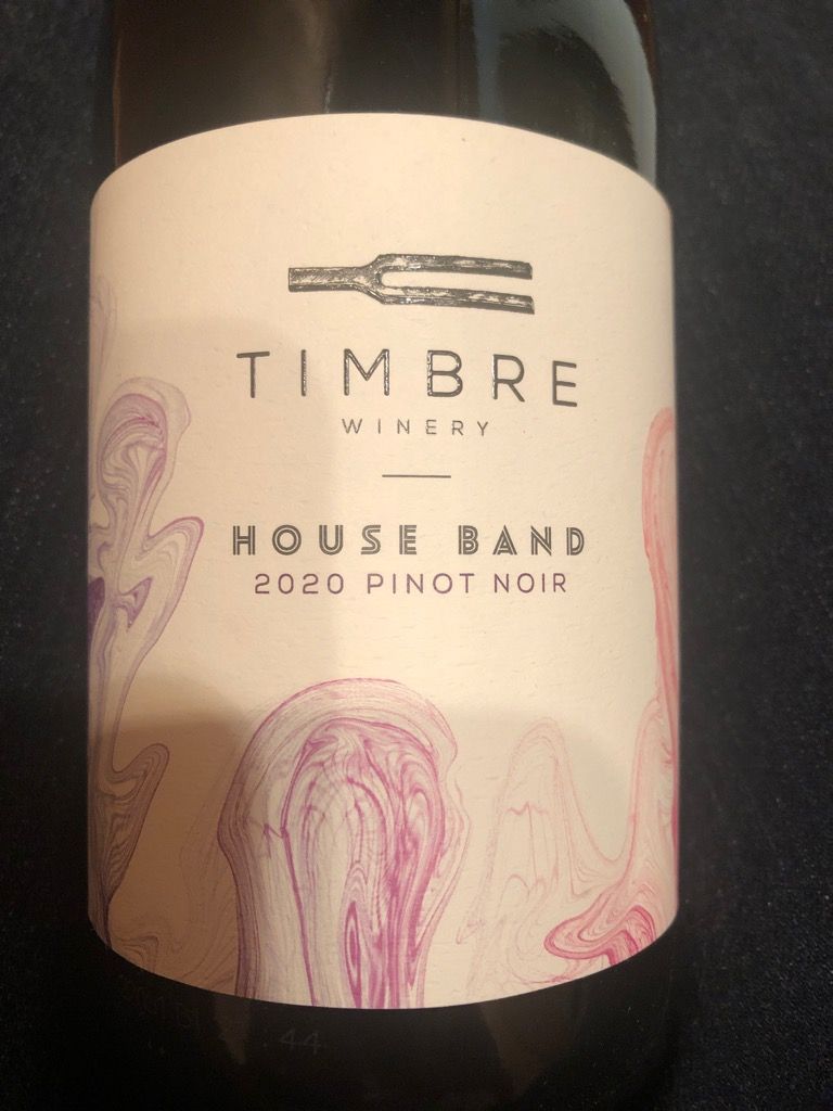 2020 Timbre Winery Pinot Noir House Band Duni & Orr Vineyards, USA ...