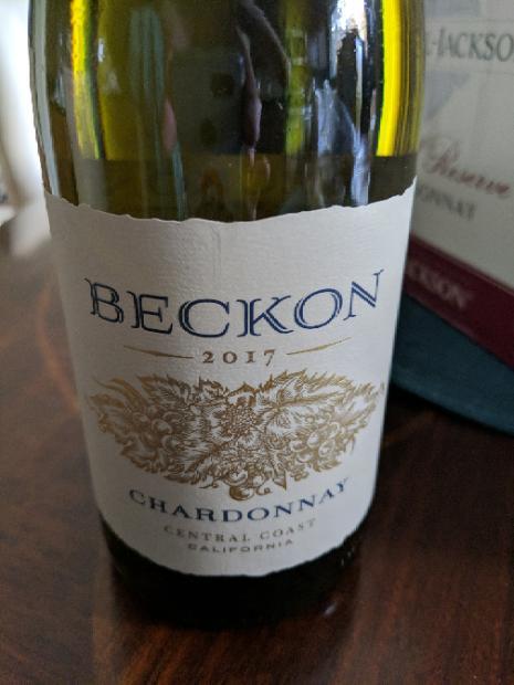 2018 Beckon Chardonnay, USA, California, Central Coast - CellarTracker