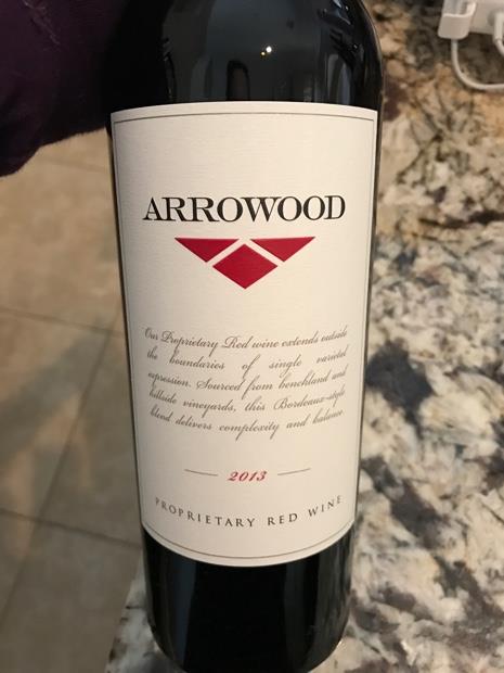 2013 Arrowood Proprietary Red Blend Sonoma Valley, USA, California ...