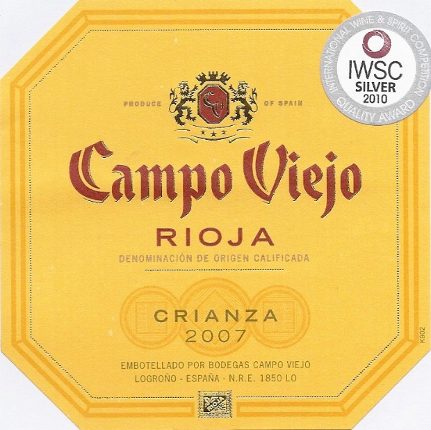 2007 Campo Viejo Rioja Crianza, Spain, La Rioja, Rioja - CellarTracker