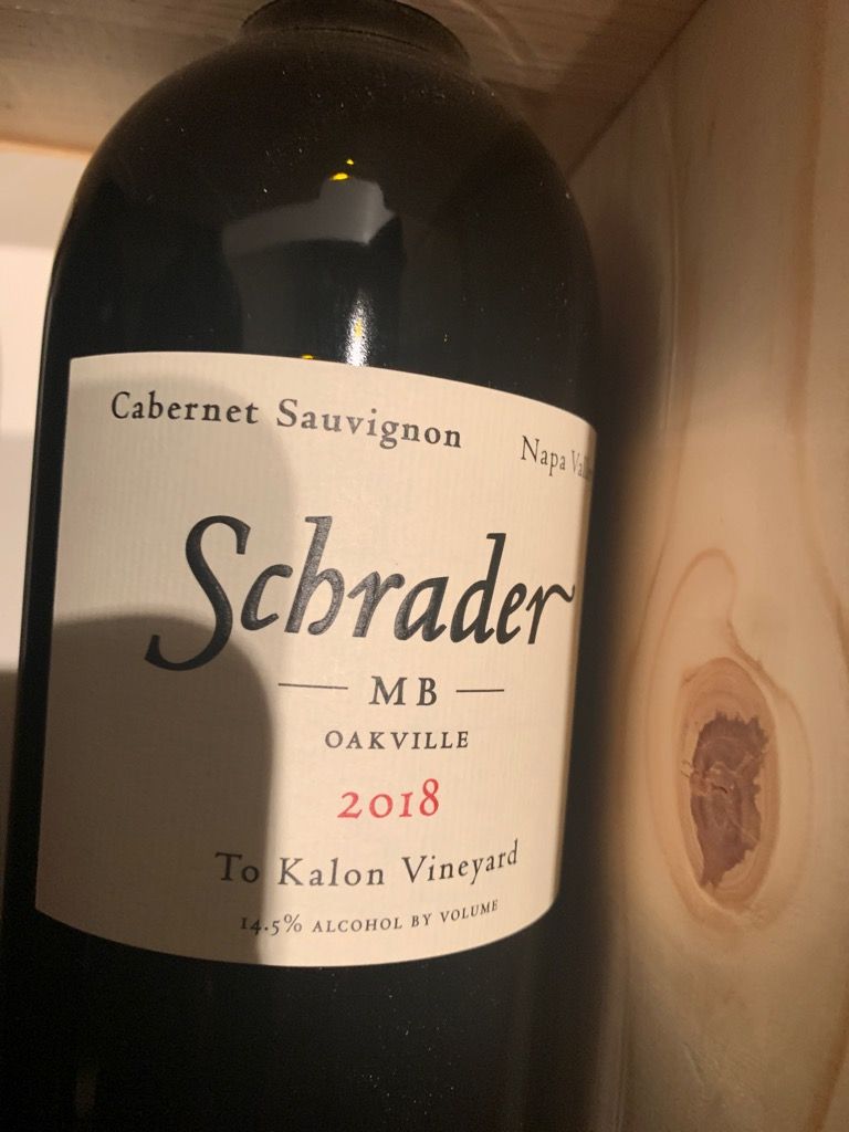 2019 Schrader Cellars Cabernet Sauvignon Monastery Block To-Kalon ...