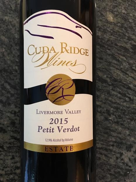 2015 Cuda Ridge Wines Petit Verdot Estate, USA, California, San ...
