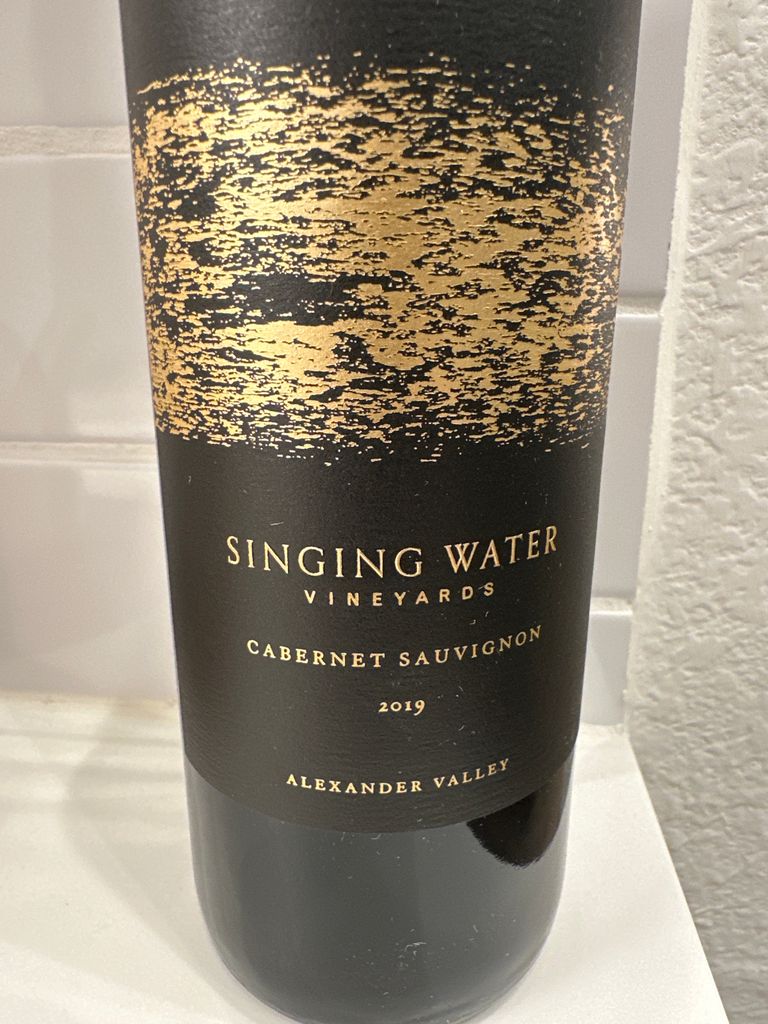 2019 Singing Water Vineyards Cabernet Sauvignon, USA, California ...
