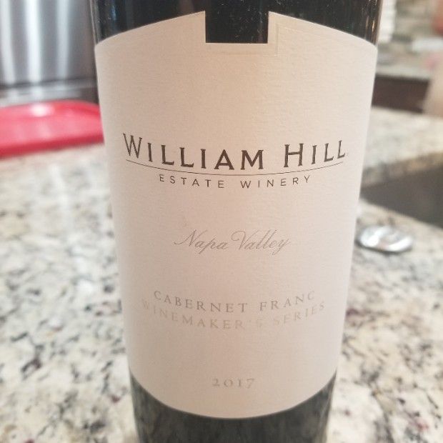 2017 William Hill Winery Cabernet Franc Winemaker's Series, USA ...