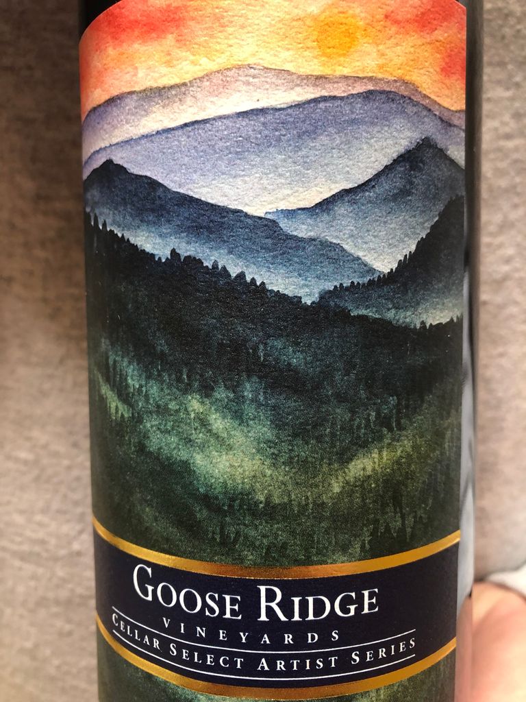 2019 Goose Ridge Vineyards Artist Series "Great Smoky Mountains", USA ...